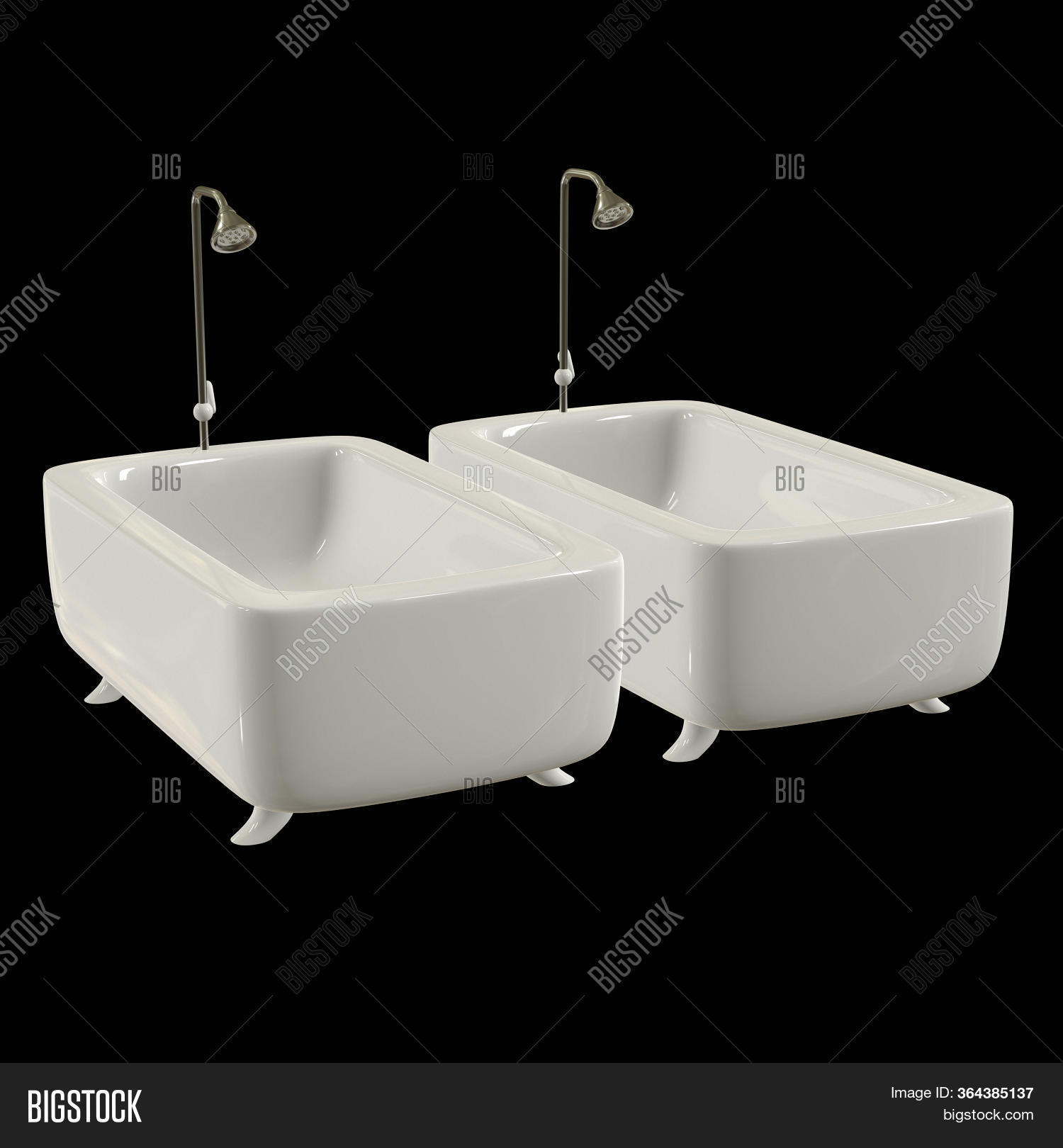 Bath Tub Legs Shower. Image & Photo (Free Trial) | Bigstock