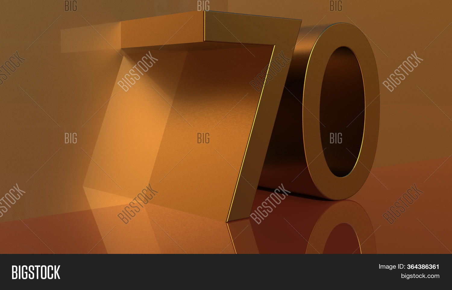 70 Golden Numbers, Image & Photo (Free Trial) | Bigstock