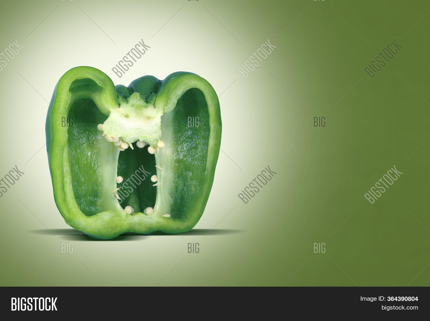 Scary Green Capsicum Image & Photo (Free Trial) | Bigstock