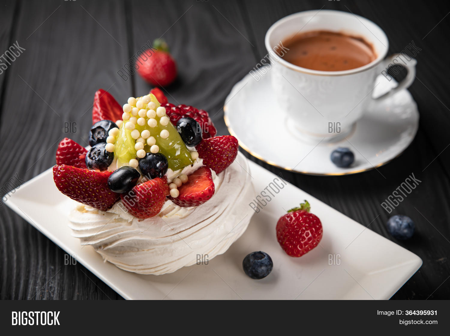 Pavlova Dessert On Image & Photo (Free Trial) | Bigstock