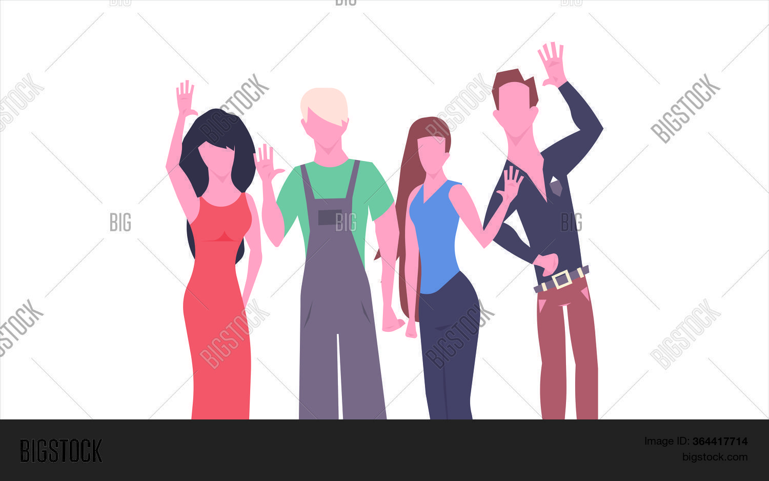 People Greeting Hand Vector & Photo (Free Trial) | Bigstock