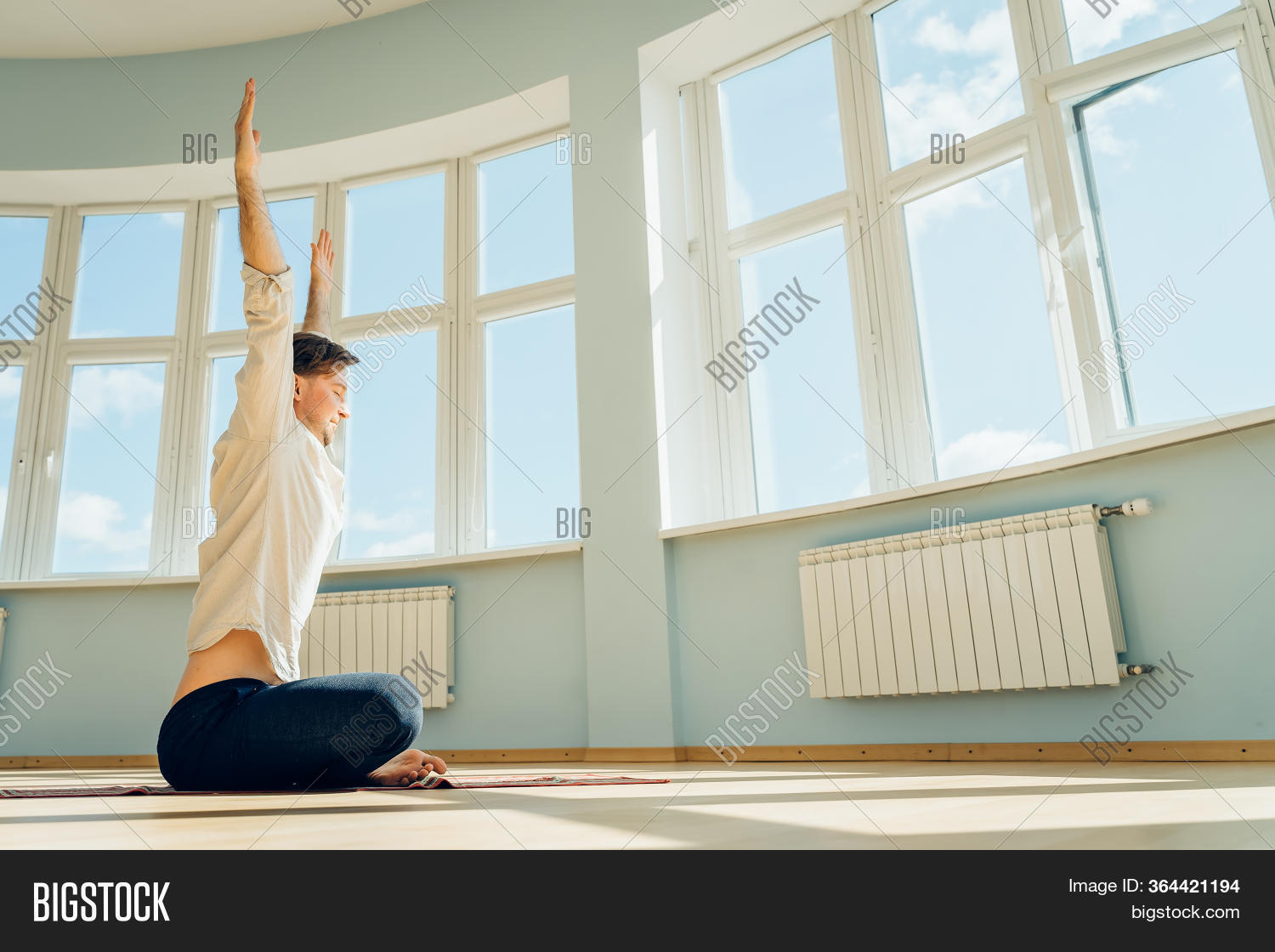 Man Practice Yoga. Image & Photo (Free Trial) | Bigstock
