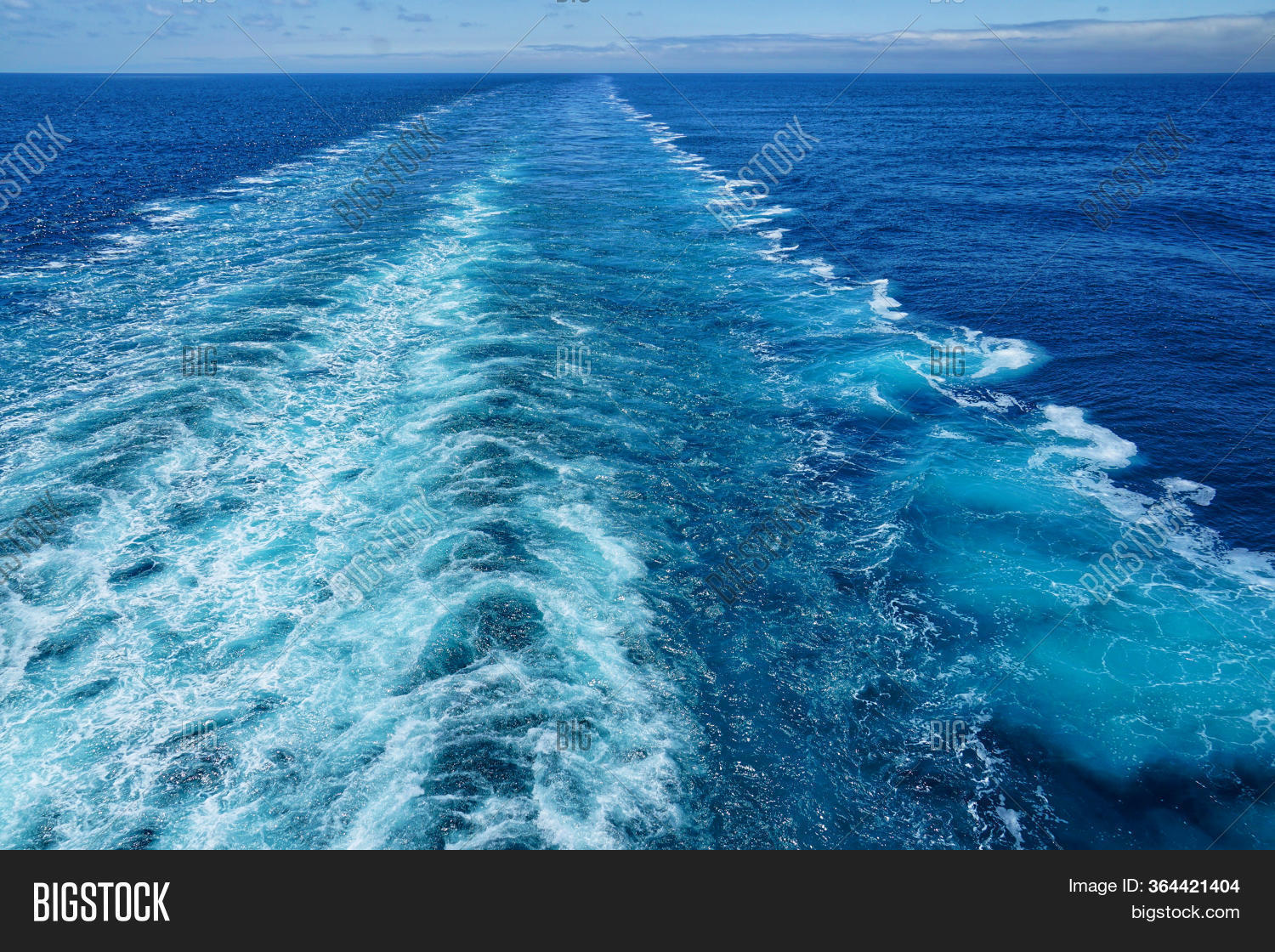 Cruise Ship Wake On Image & Photo (Free Trial) | Bigstock