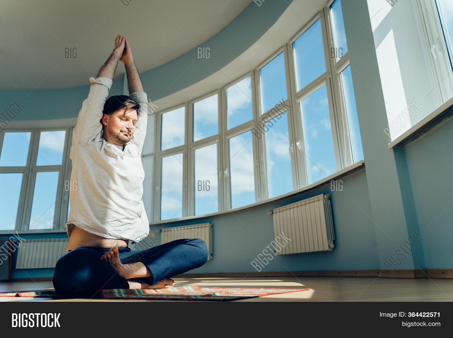 Man Practice Yoga. Image & Photo (Free Trial) | Bigstock