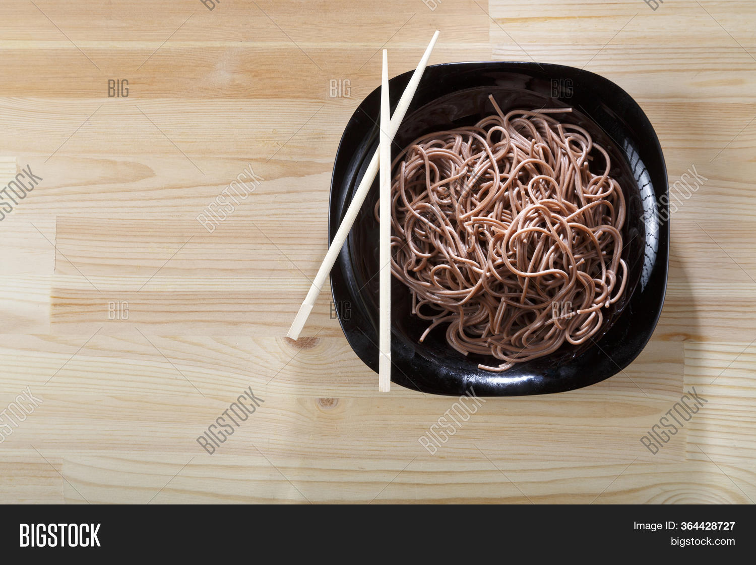 Black Plate Soba Image & Photo (Free Trial) | Bigstock