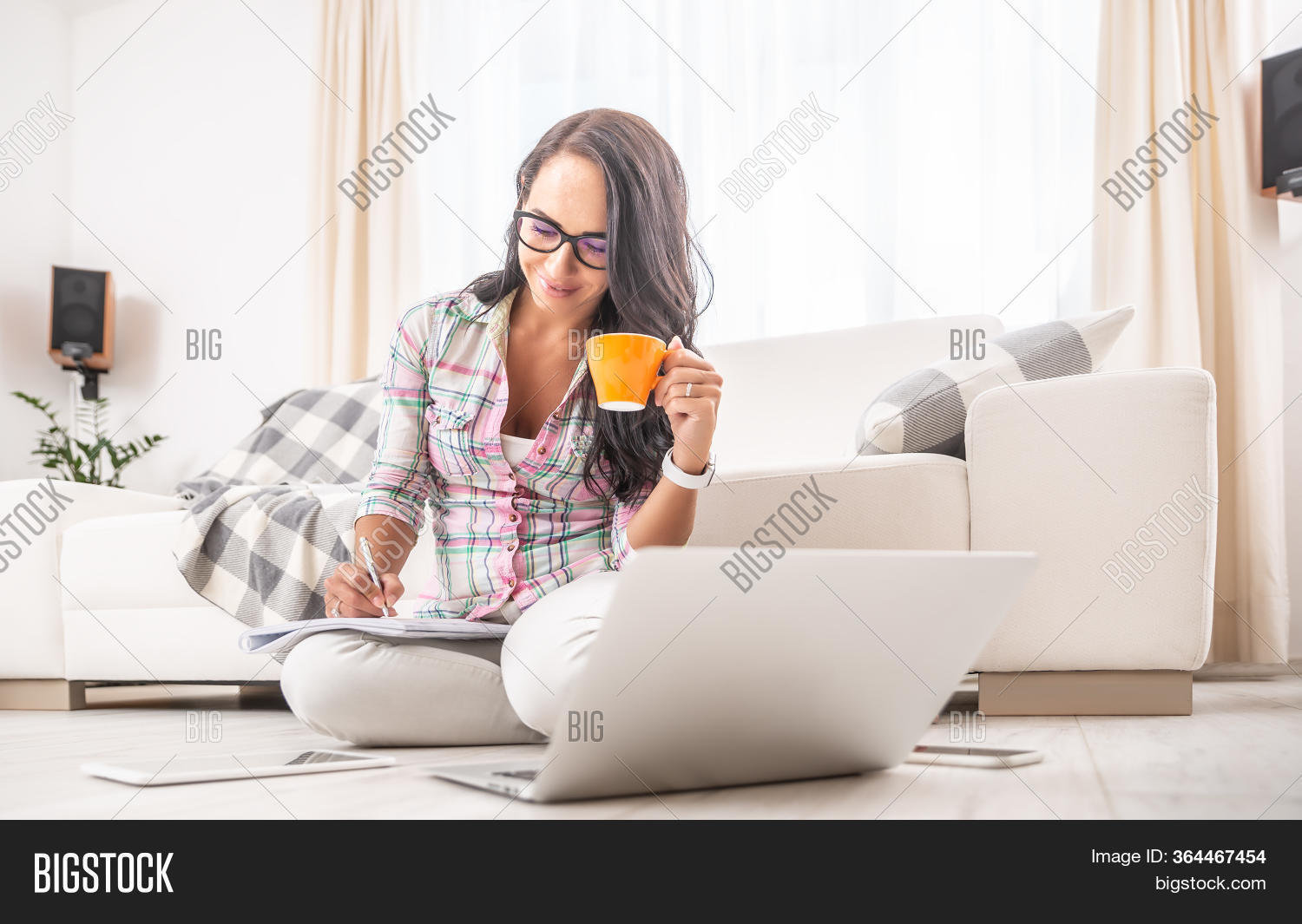 Woman Having Tea, Image & Photo (Free Trial) | Bigstock