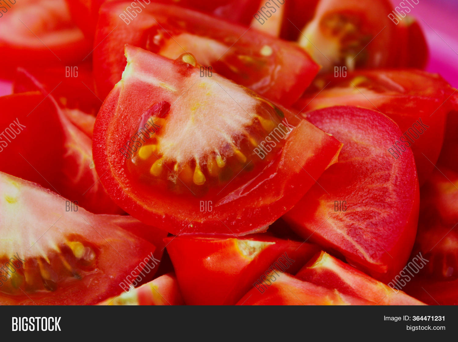 Chopped Red Tomatoes Image & Photo (Free Trial) | Bigstock