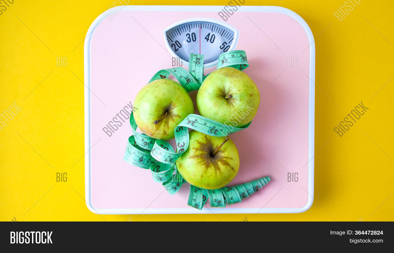 Green Apple Measuring Image & Photo (Free Trial) | Bigstock