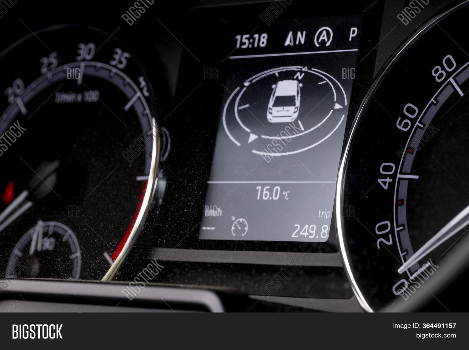 Odometer Car Digital Image & Photo (Free Trial) | Bigstock
