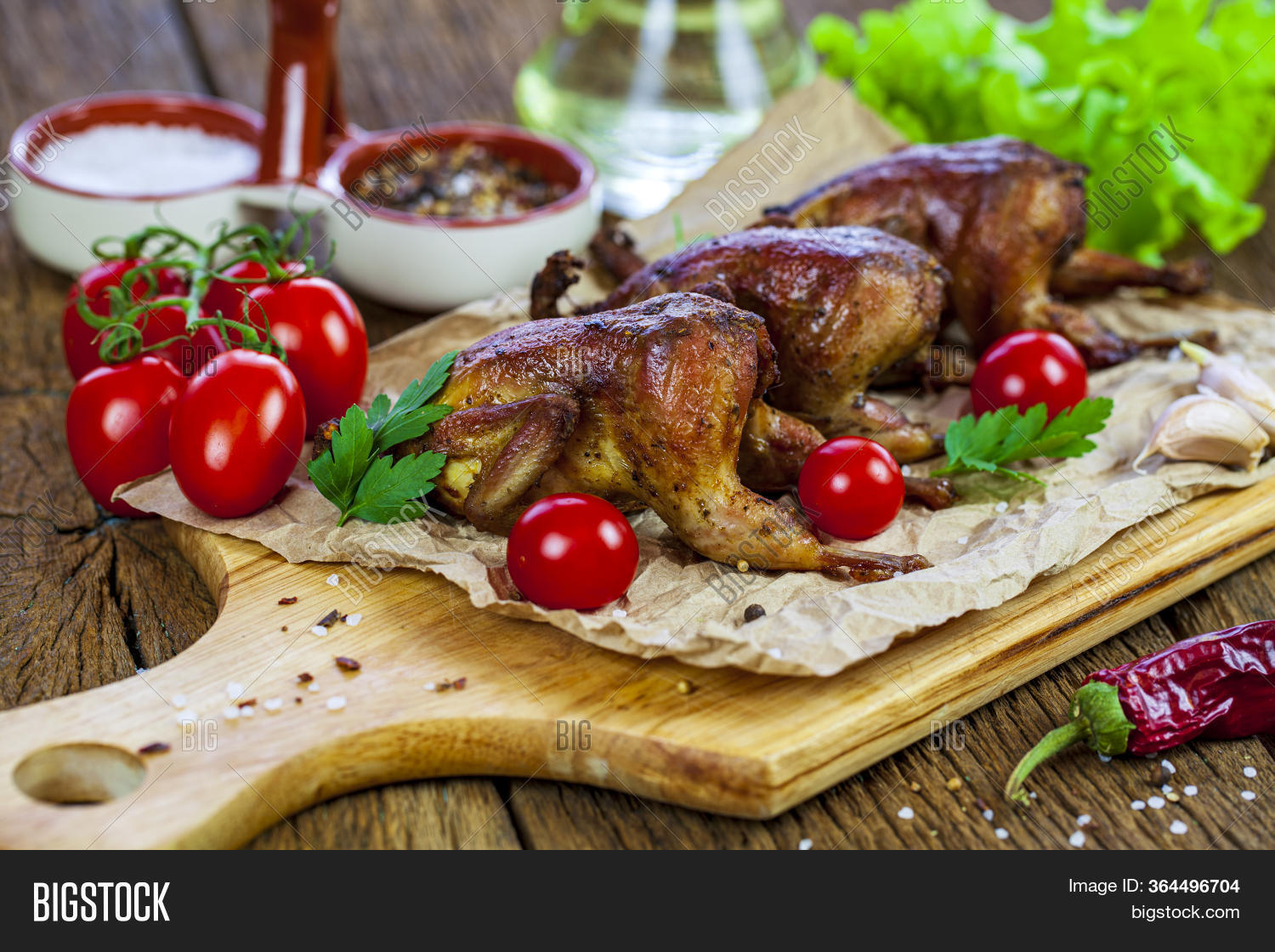 Barbecue Fried Quail Image & Photo (Free Trial) | Bigstock