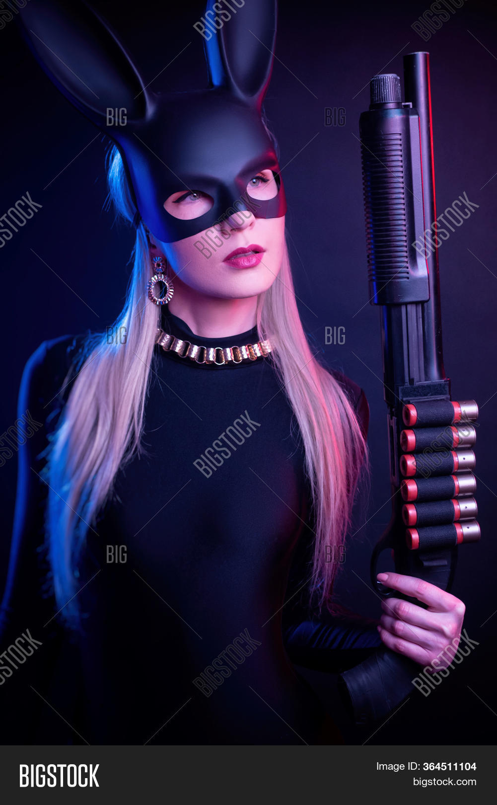 Girl Rabbit Mask Image & Photo (Free Trial) | Bigstock