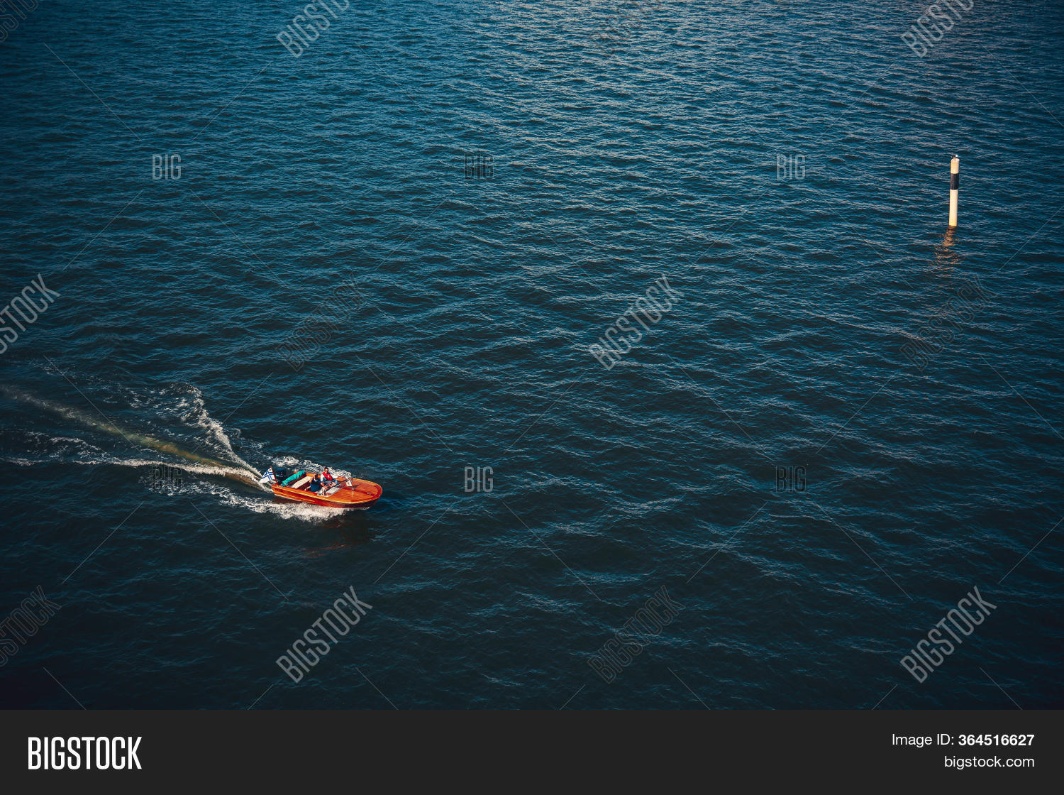 Red Boat Deep Blue Image & Photo (Free Trial) | Bigstock