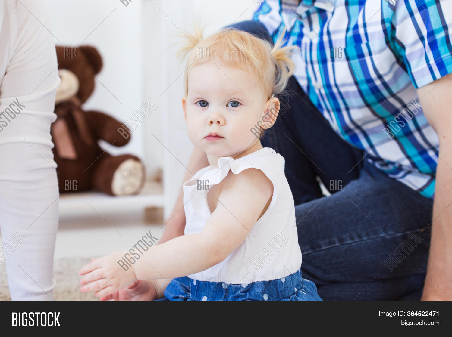 Hearing Aid Baby Girls Image & Photo (Free Trial) | Bigstock