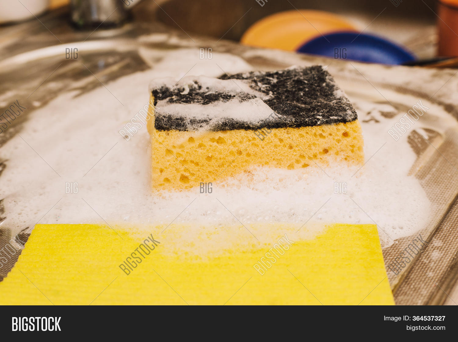 Yellow Sponges Dish Image & Photo (Free Trial) | Bigstock