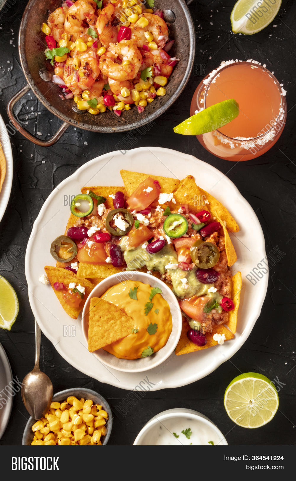 Mexican Food, Flat Lay Image & Photo (Free Trial) | Bigstock