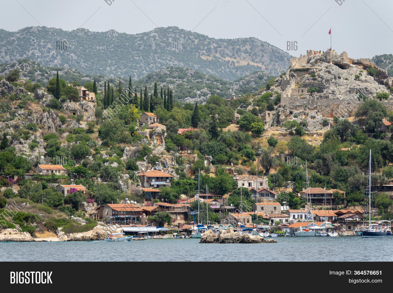 Kalekoy Village Stone Image & Photo (Free Trial) | Bigstock