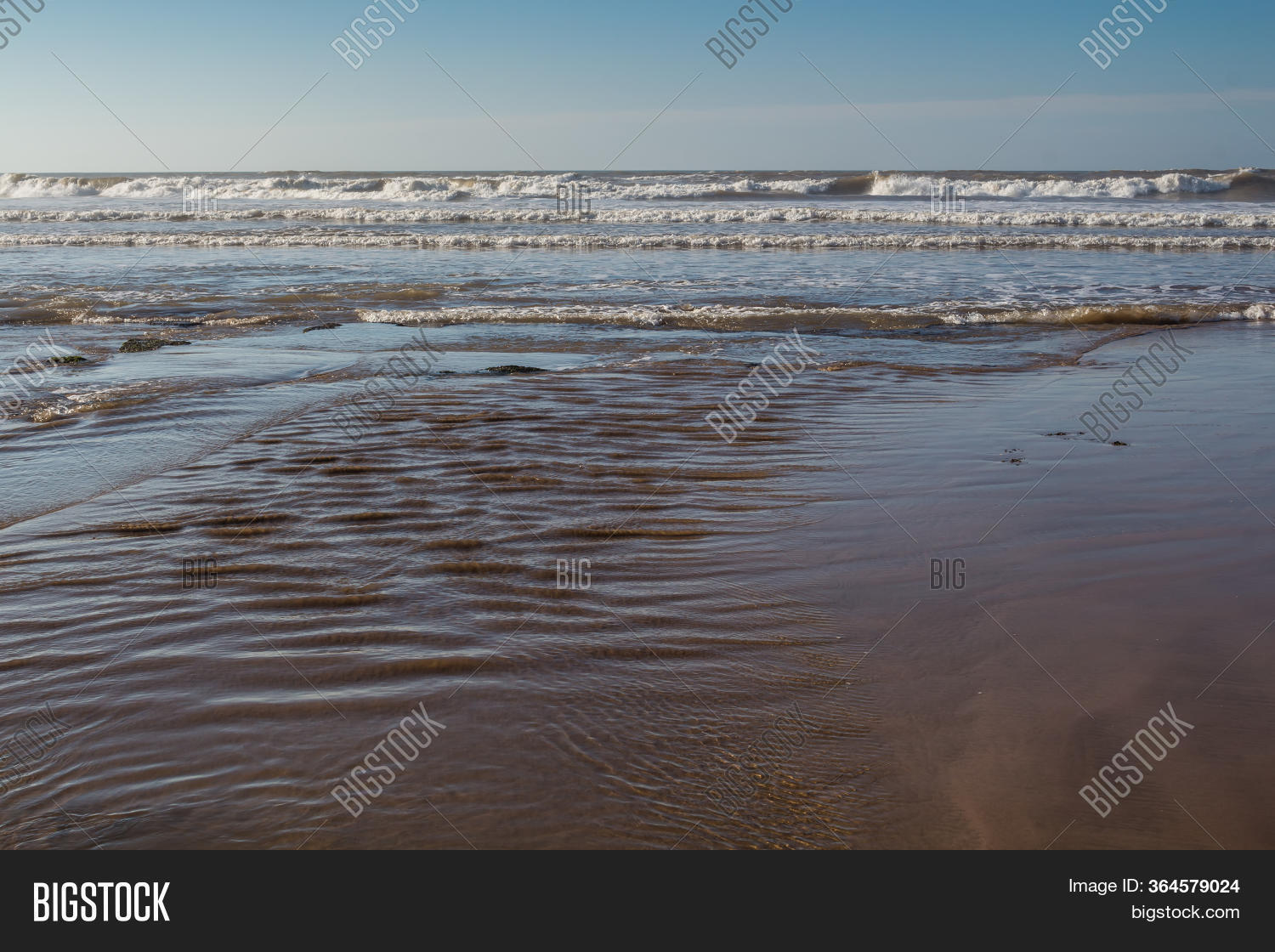 Sandy Beach Water Image & Photo (Free Trial) | Bigstock