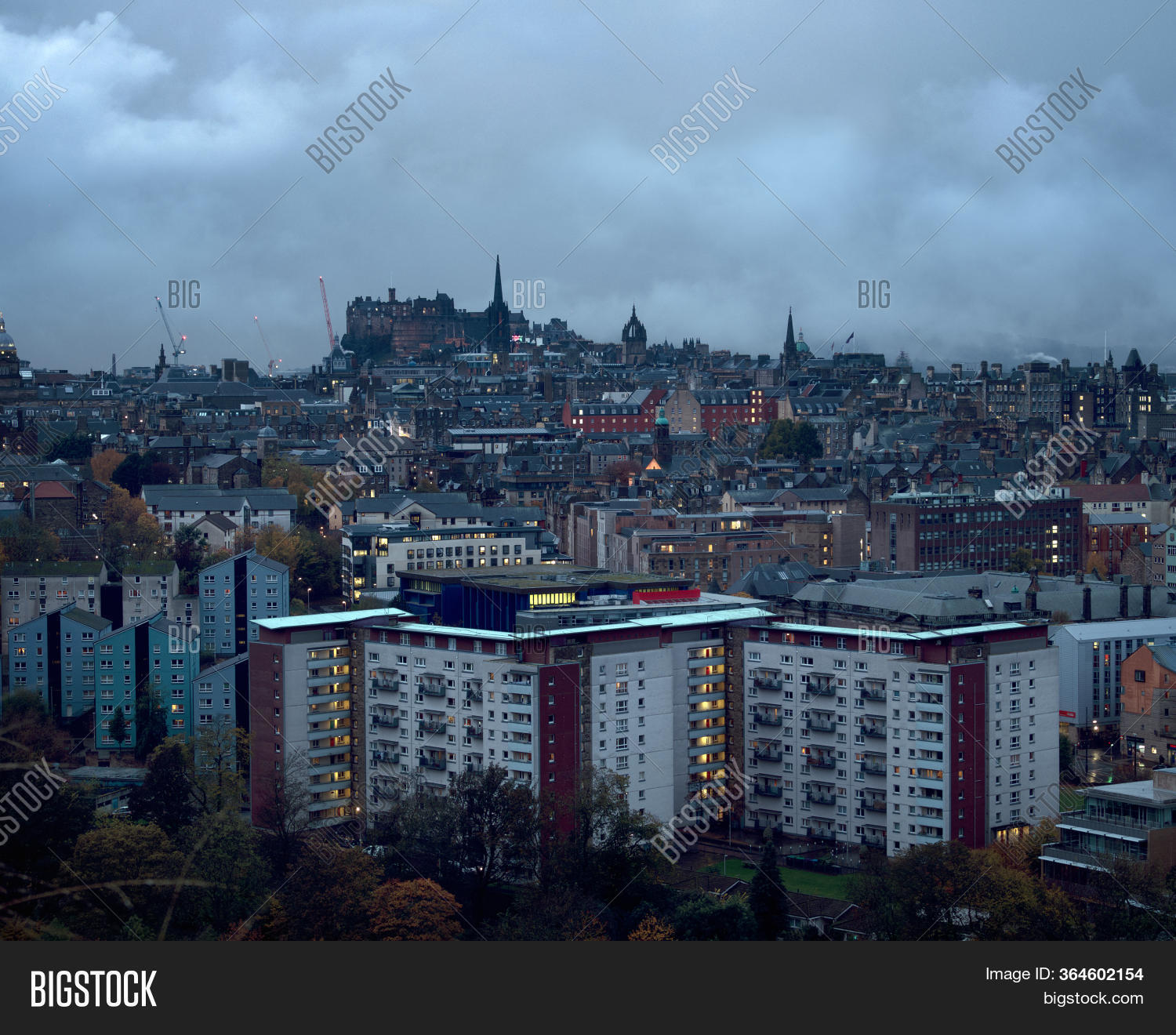 Top View Edinburgh Image & Photo (Free Trial) | Bigstock