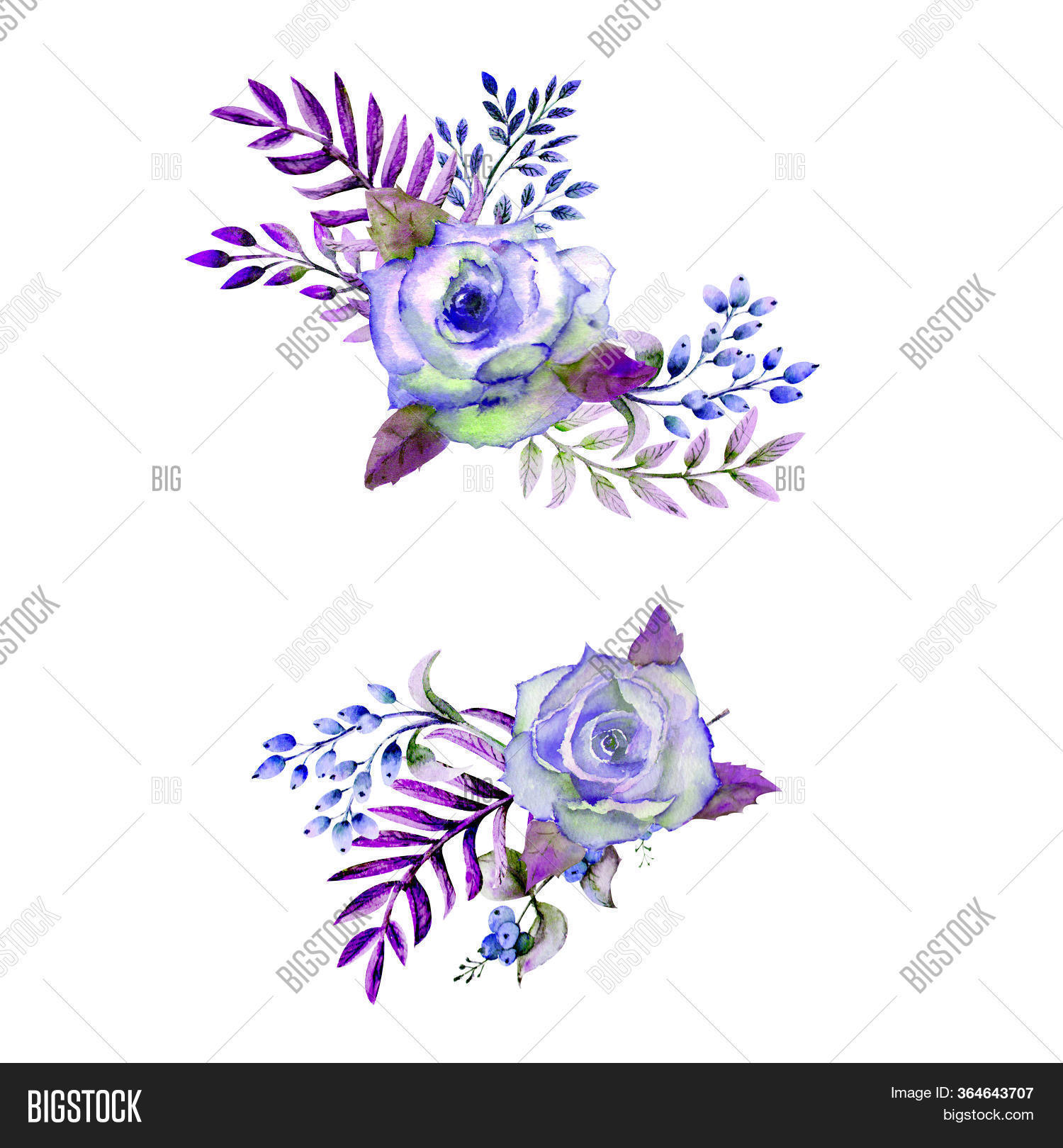 Two Bouquet Roses, Image & Photo (Free Trial) | Bigstock
