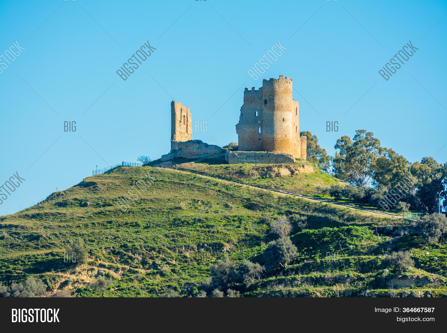 Sicilian Castles. Image & Photo (Free Trial) | Bigstock