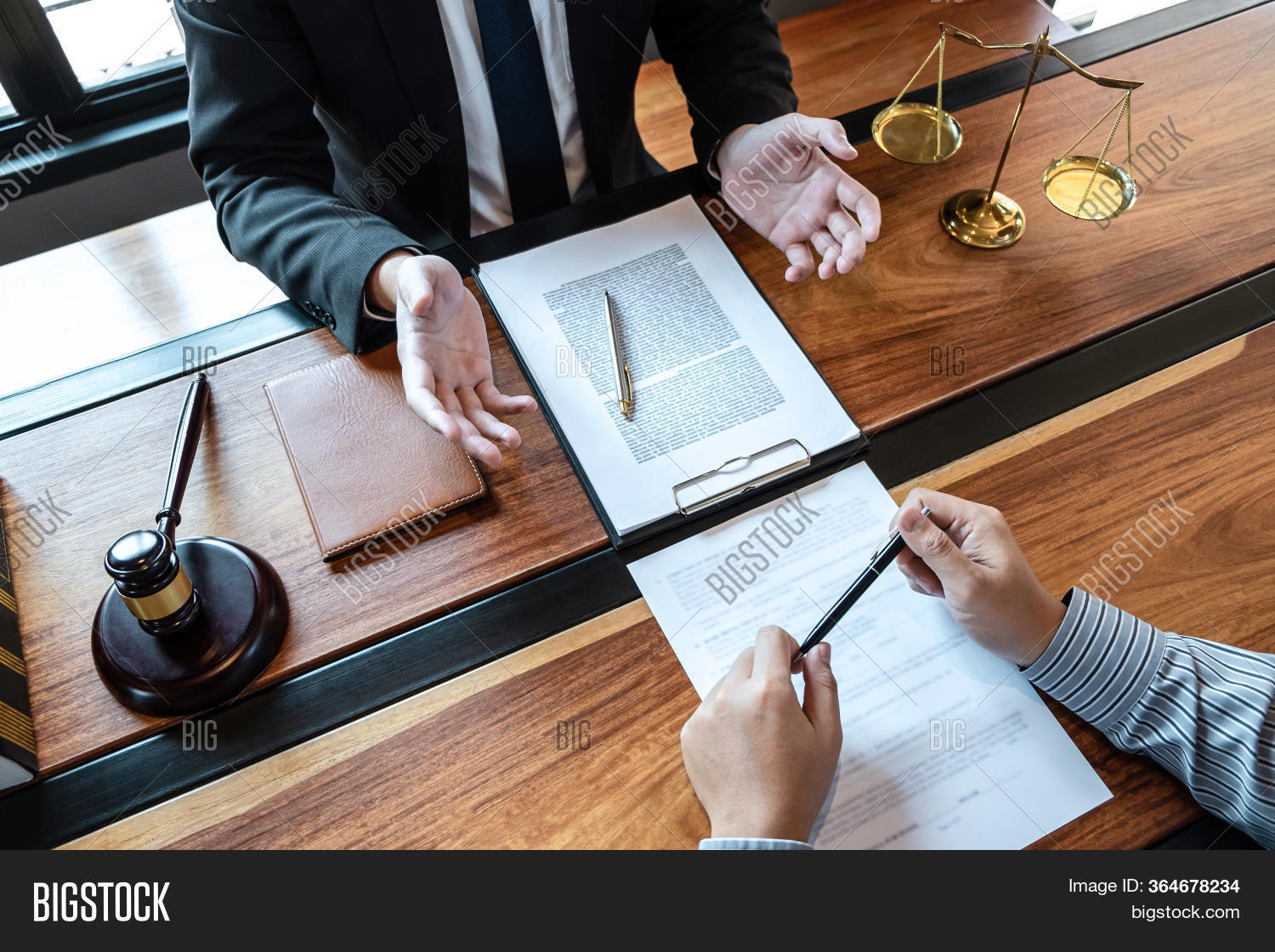 Male Lawyer Discussing Image & Photo (Free Trial) | Bigstock