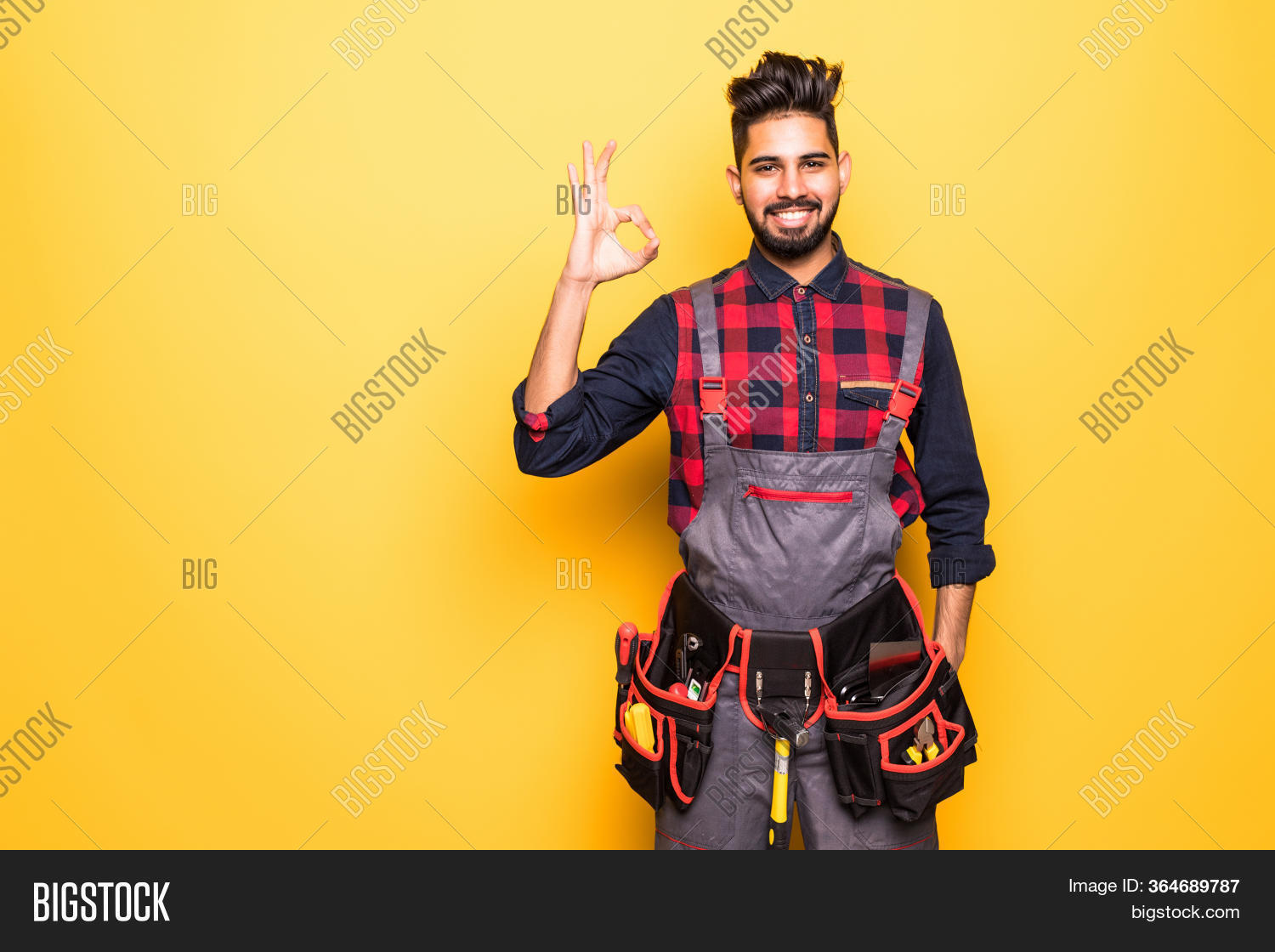 Indian Man Worker Image & Photo (Free Trial) | Bigstock