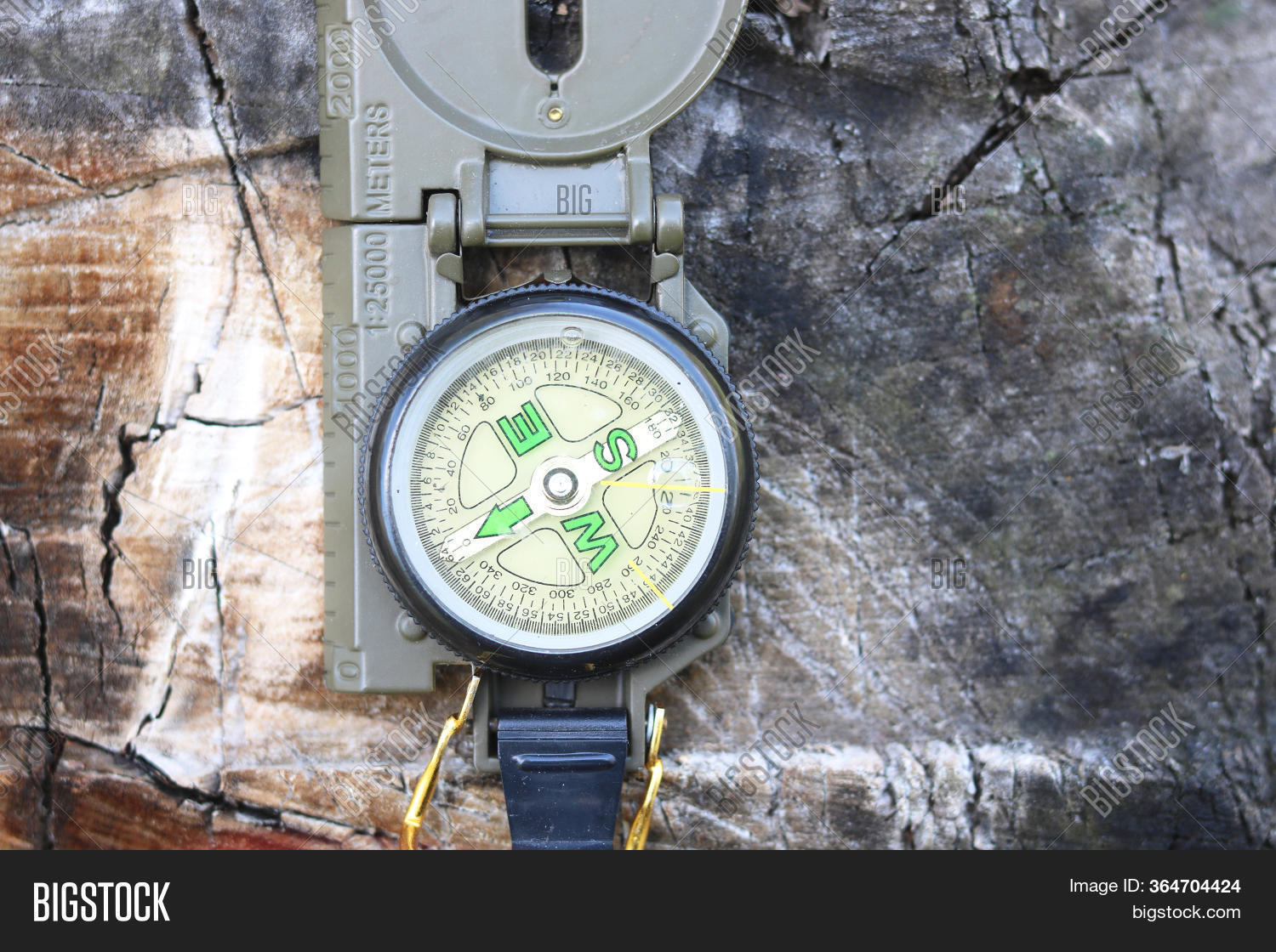 Old Compass On Natural Image & Photo (Free Trial) | Bigstock