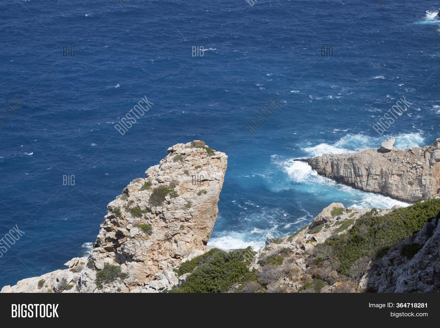 Craggy Rocks Sea Waves Image & Photo (Free Trial) | Bigstock