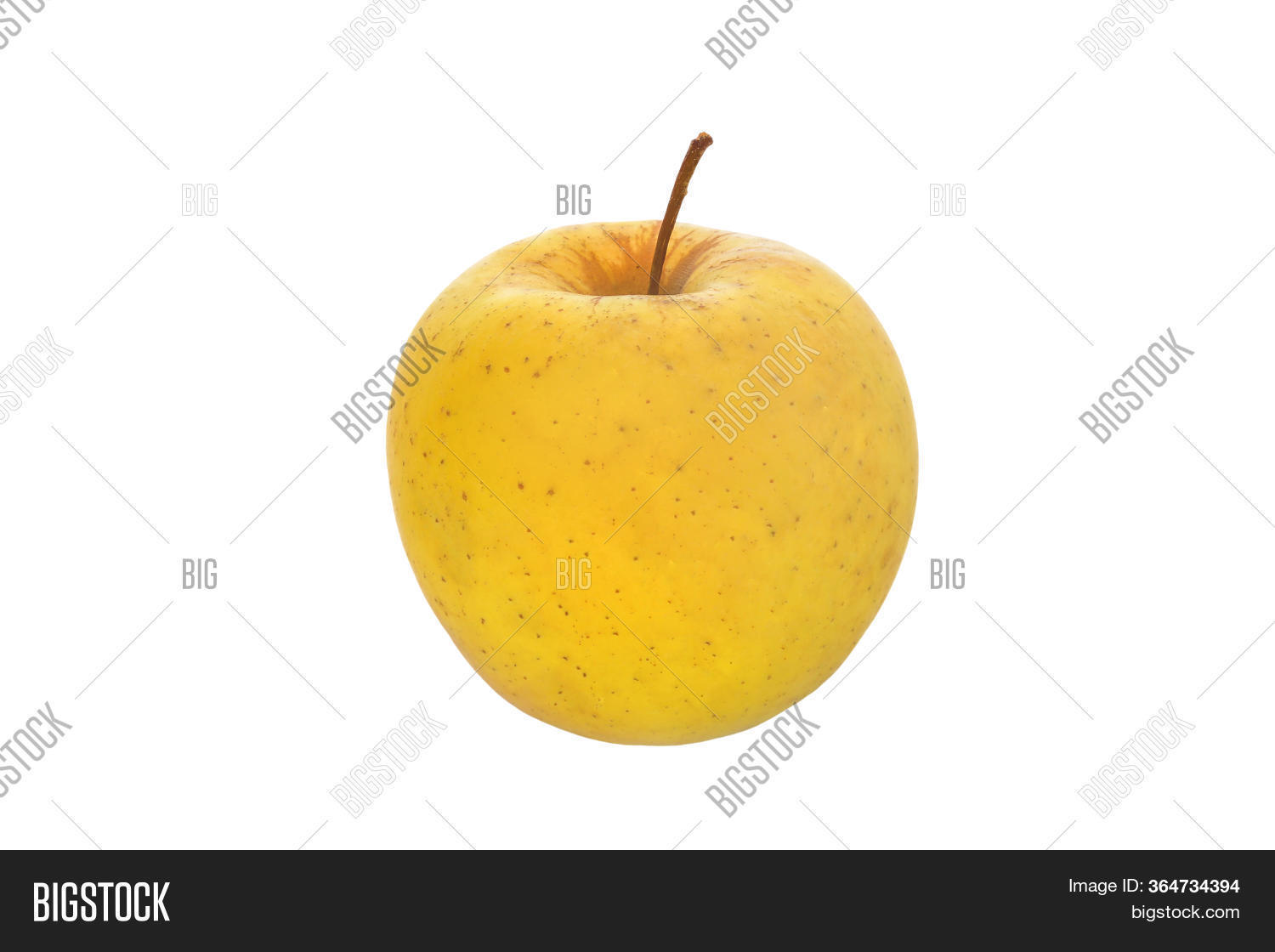 Fruit One Yellow Apple Image & Photo (Free Trial) | Bigstock