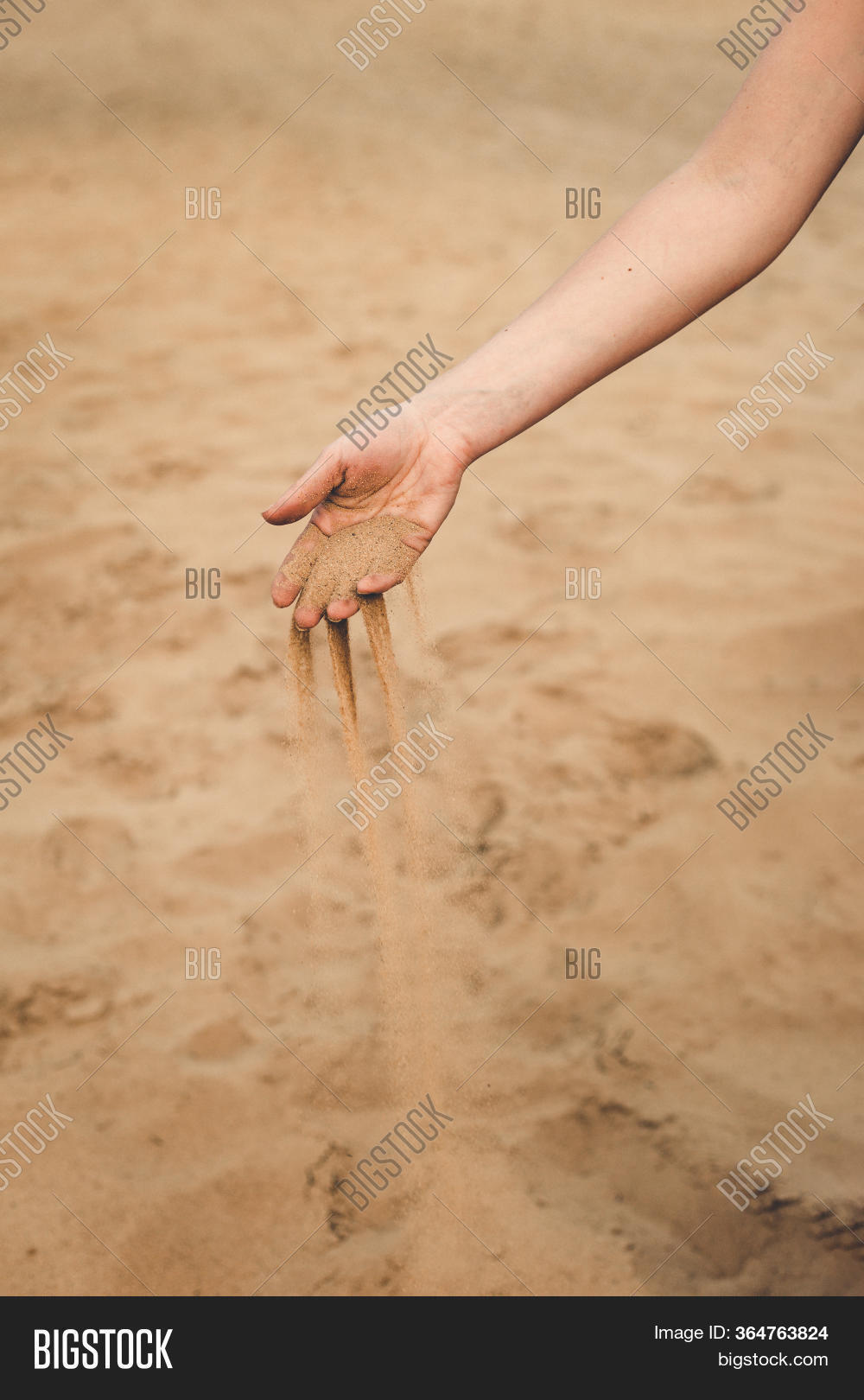 Woman Holding Sand Image & Photo (Free Trial) | Bigstock