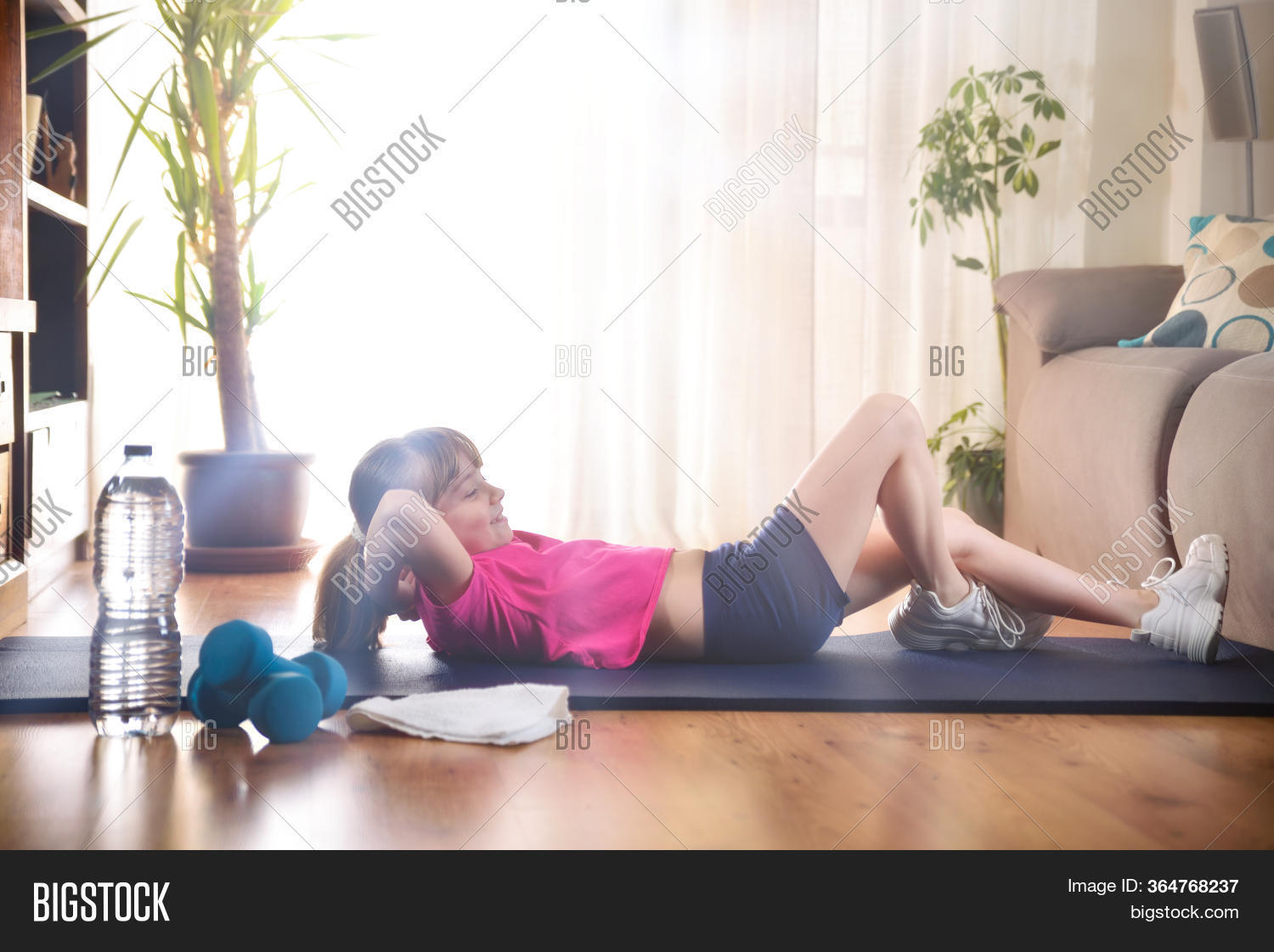 Little Girl Doing Image & Photo (Free Trial) | Bigstock