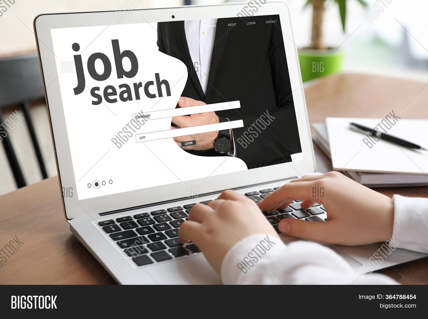 Woman Searching Job Image & Photo (Free Trial) | Bigstock