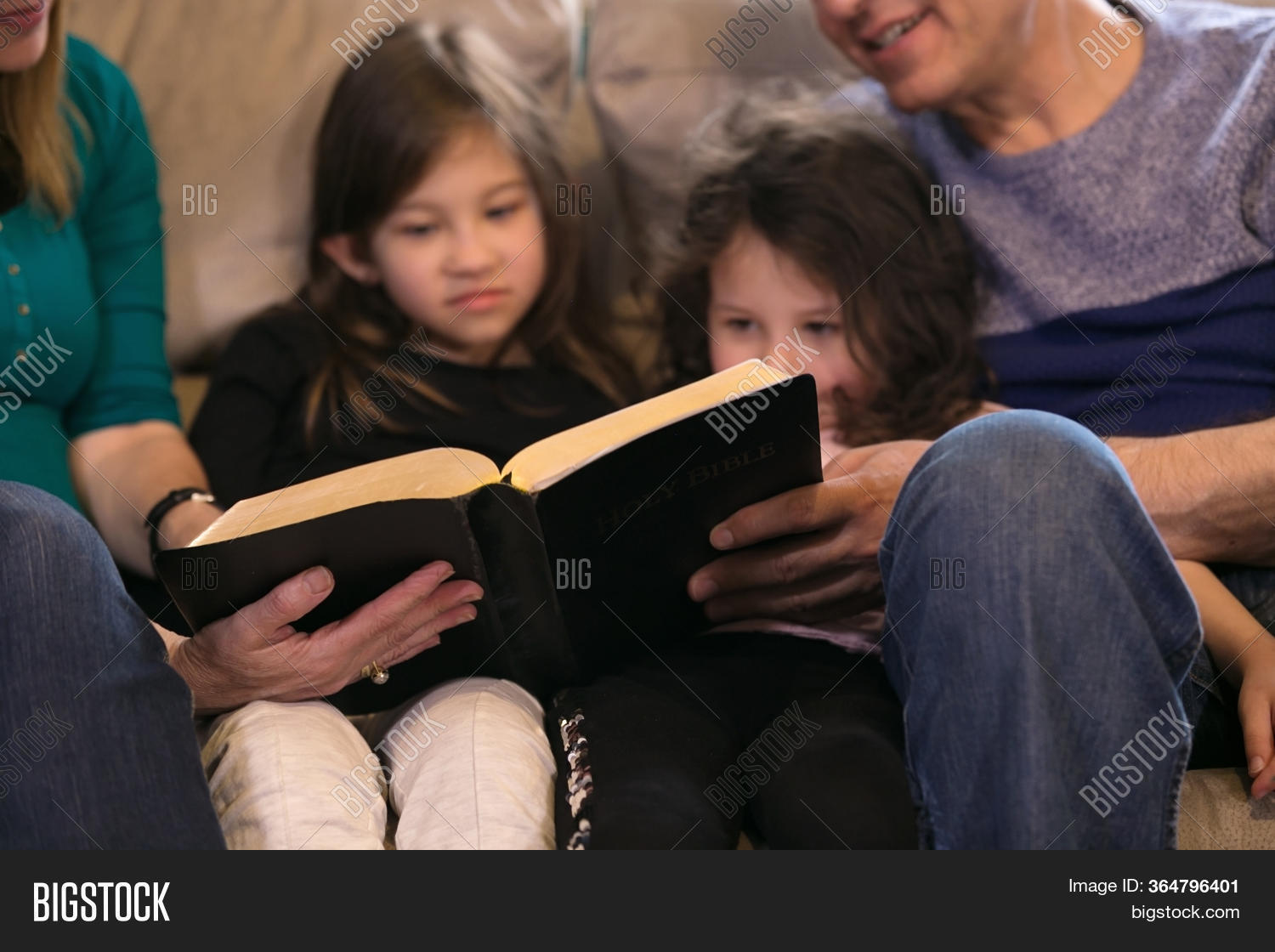 Family Reading Bible Image & Photo (Free Trial) | Bigstock