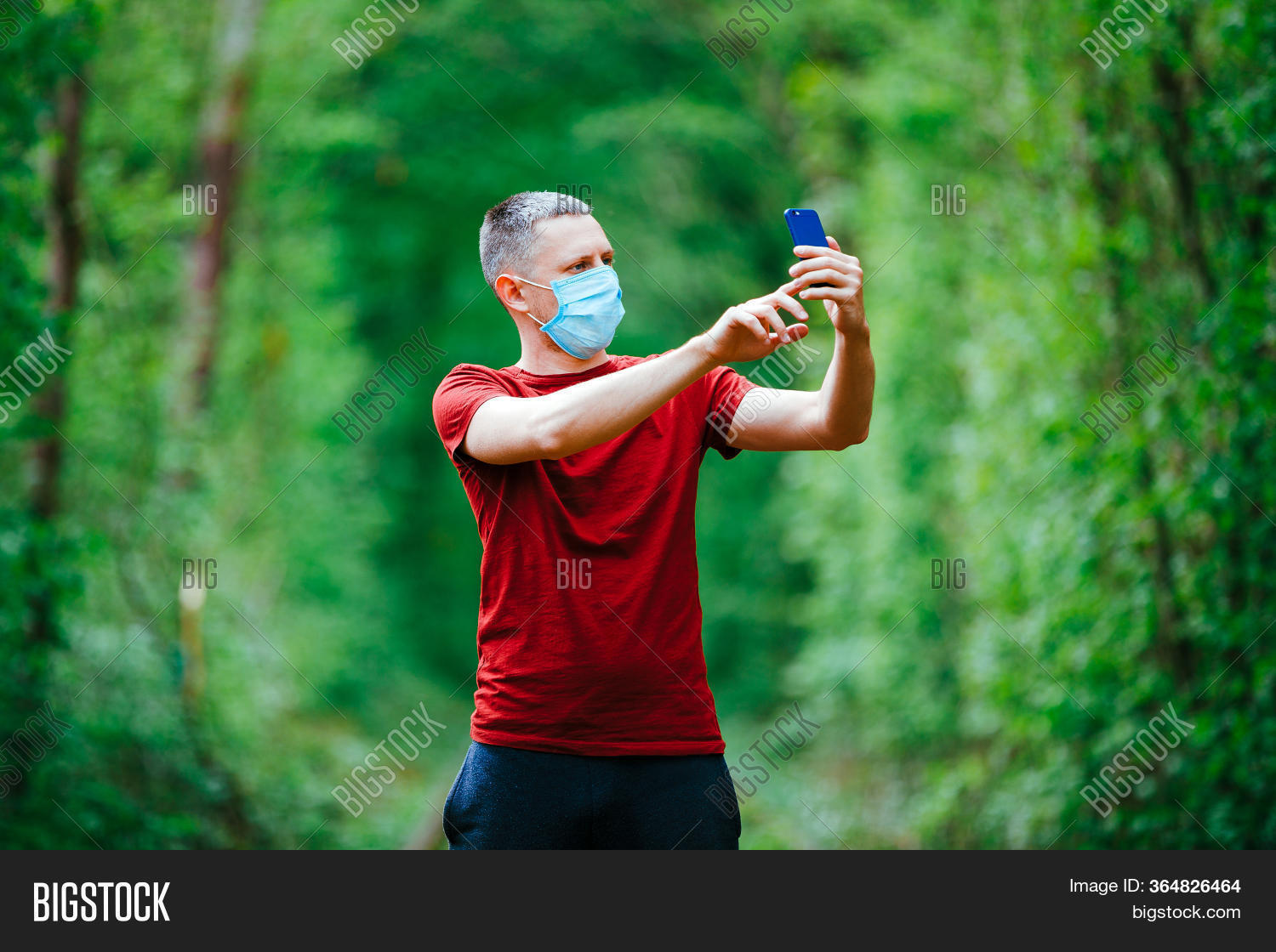 Man Makes Selfie Mask Image & Photo (Free Trial) | Bigstock