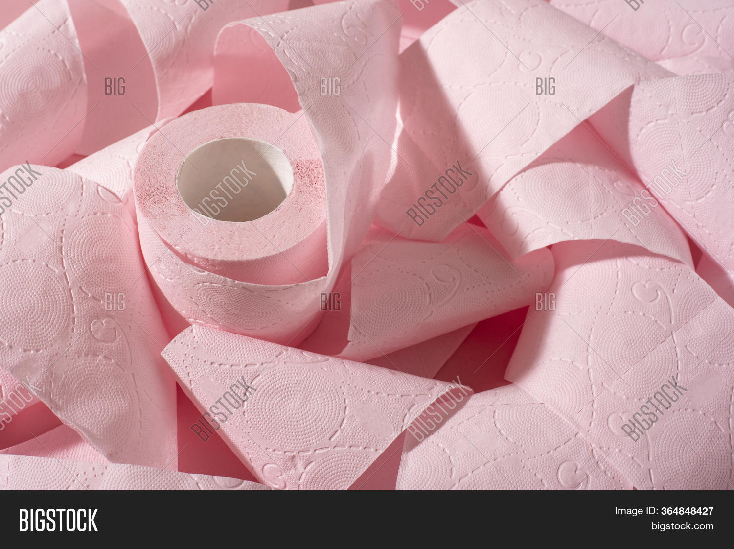 Rolled-out Roll Pink Image & Photo (Free Trial) | Bigstock