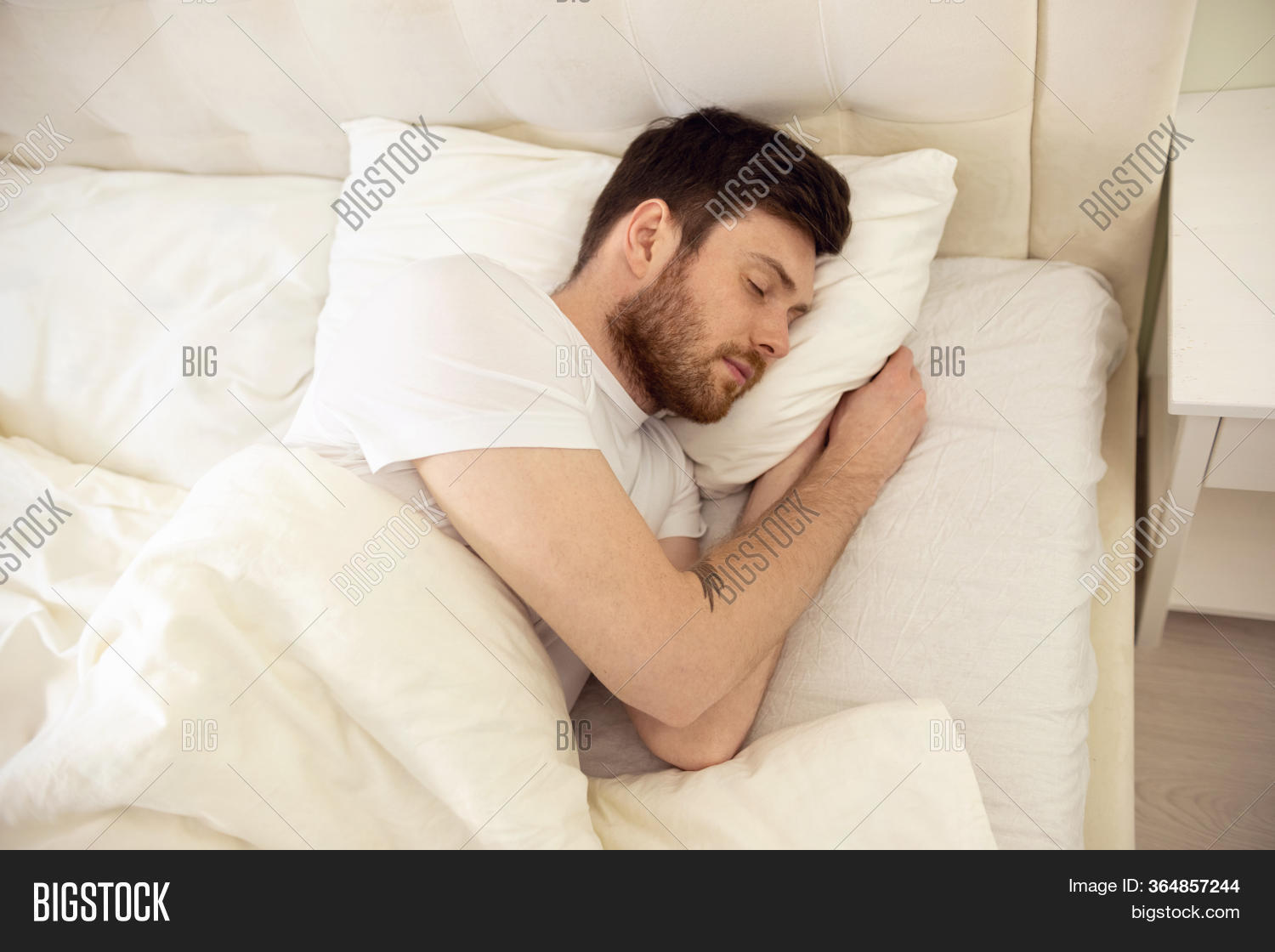 Handsome Man Sleeping Image & Photo (Free Trial) | Bigstock