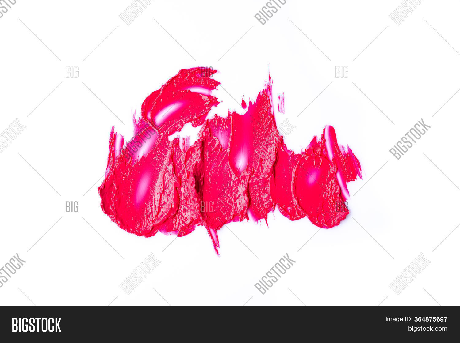 Red Smear Matte Lip Image & Photo (Free Trial) | Bigstock