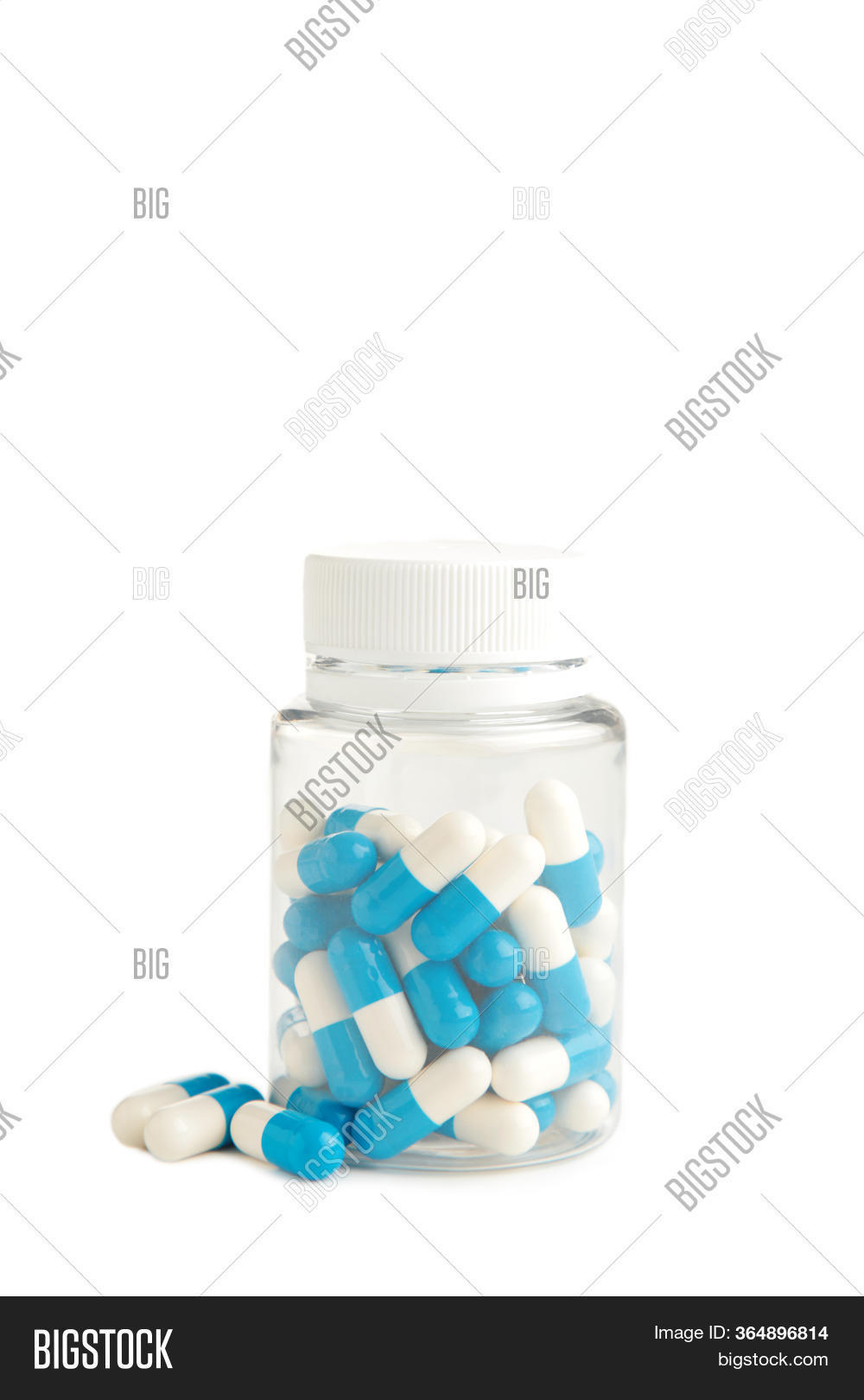 Blue Pills Bottle Image & Photo (Free Trial) | Bigstock