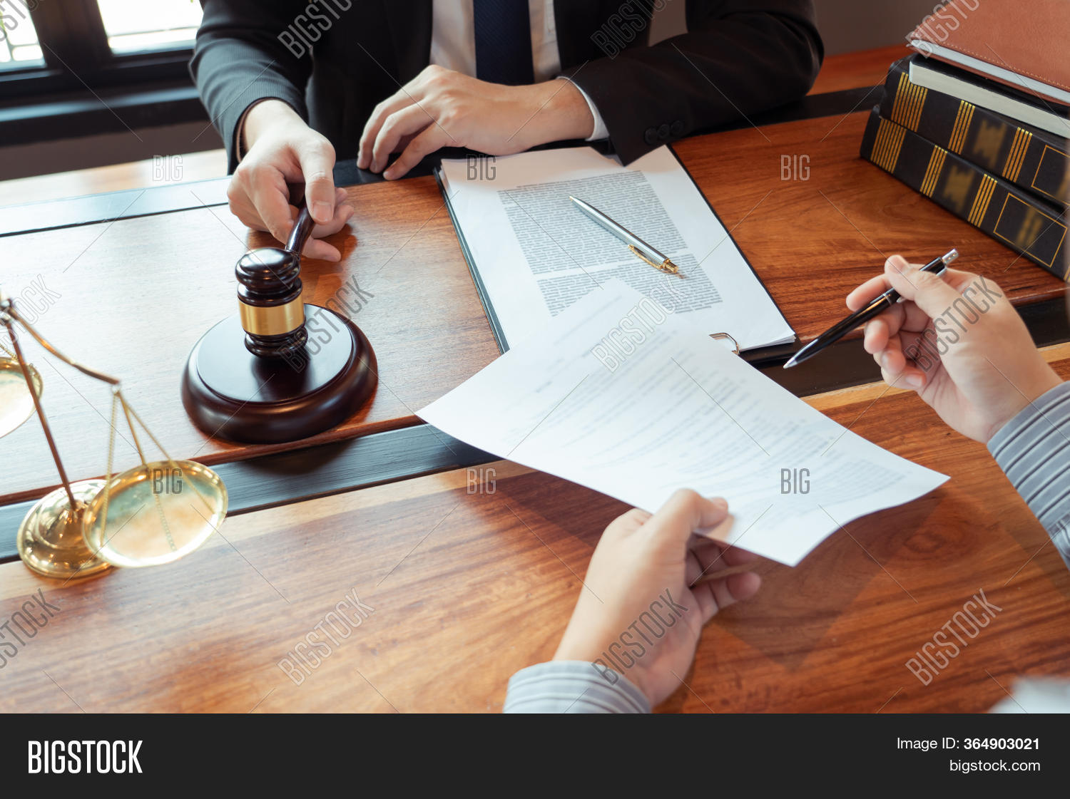 Lawyer Working Client Image & Photo (Free Trial) | Bigstock