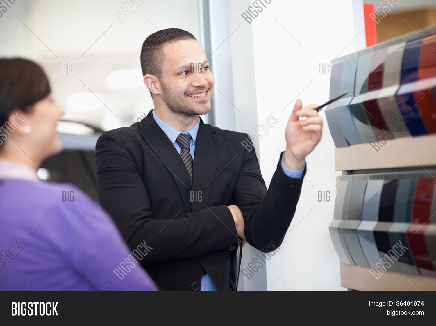 Smiling Salesman Image & Photo (Free Trial) | Bigstock