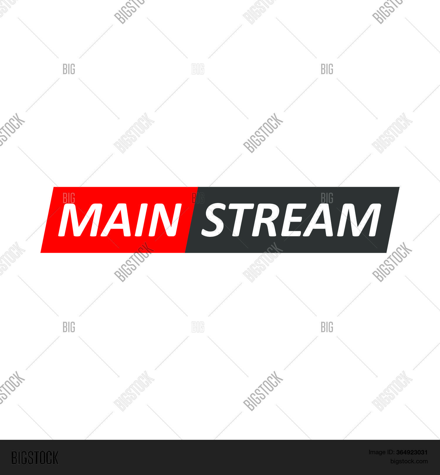 Mainstream Logo, Vector & Photo (Free Trial) | Bigstock