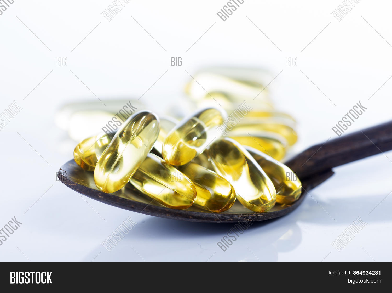 Sesame Oil Capsules On Image & Photo (Free Trial) | Bigstock