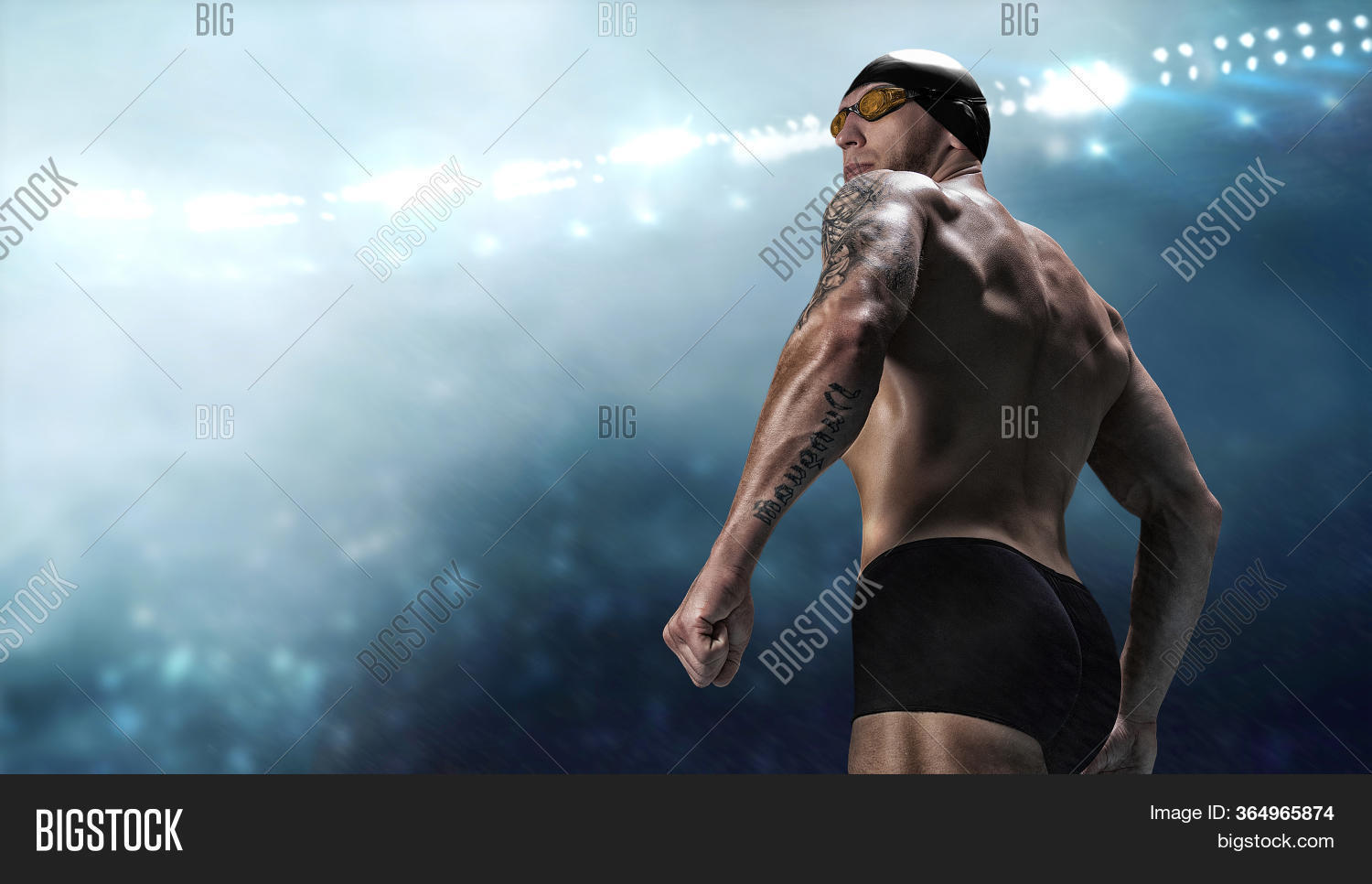 Portrait Swimmer On Image And Photo Free Trial Bigstock