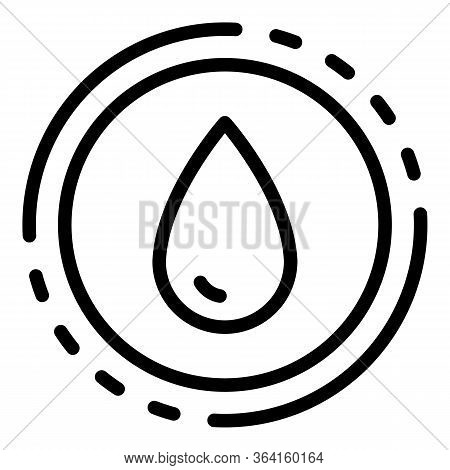 Drop Circle Icon. Vector & Photo (Free Trial) | Bigstock
