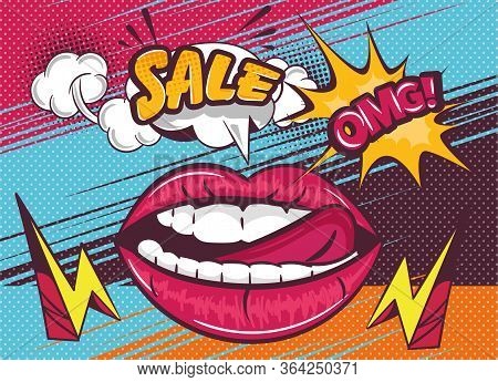 Omg Sale Poster Vector & Photo (Free Trial) | Bigstock