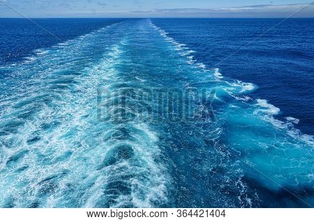 Cruise Ship Wake On Image & Photo (Free Trial) | Bigstock