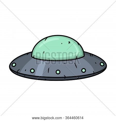 Ufo. Cartoon Alien Vector & Photo (Free Trial) | Bigstock