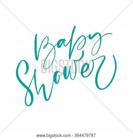 Baby Shower Text. Vector & Photo (Free Trial) | Bigstock