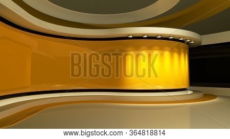 Tv Studio. Red Studio Image & Photo (Free Trial) | Bigstock