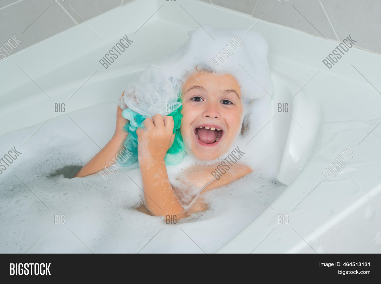 Children Bathing. Kid Image & Photo (Free Trial) | Bigstock